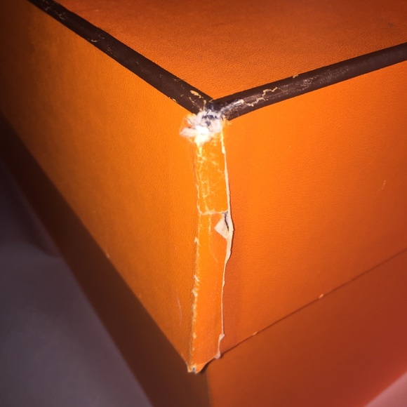 Hermes | Bags | Authentic Herms Oversized Burnt Orange Birkin Box ...